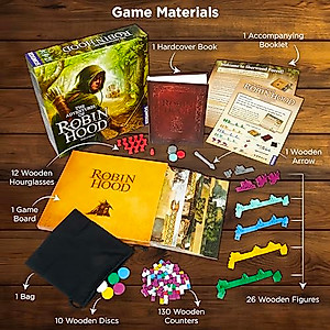 The Adventures of Robin Hood | A Kosmos Game | Family-Friendly, Cooperative, Role-Player, Story-Driven Game for 2 to 4 Players, Ages 10 and up