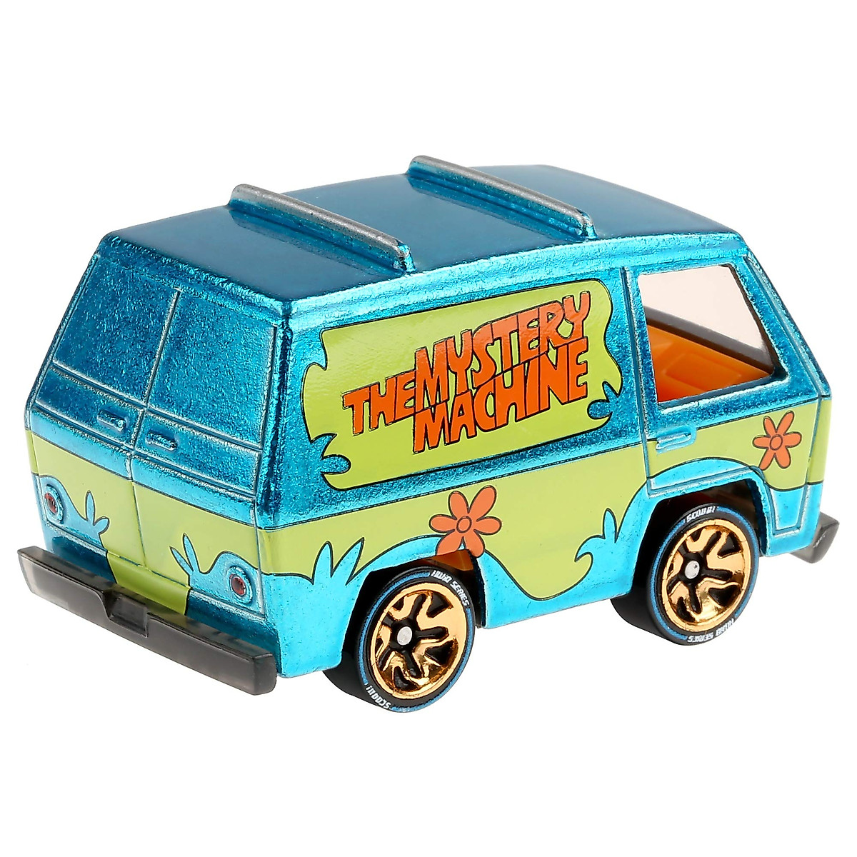 Hot Wheels id Vehicle, 1:64 Scale The Mystery Machine Vehicle with Embedded NFC Chip, World Race Collection, Physical and Digital Play for Ages 8 Years and Older