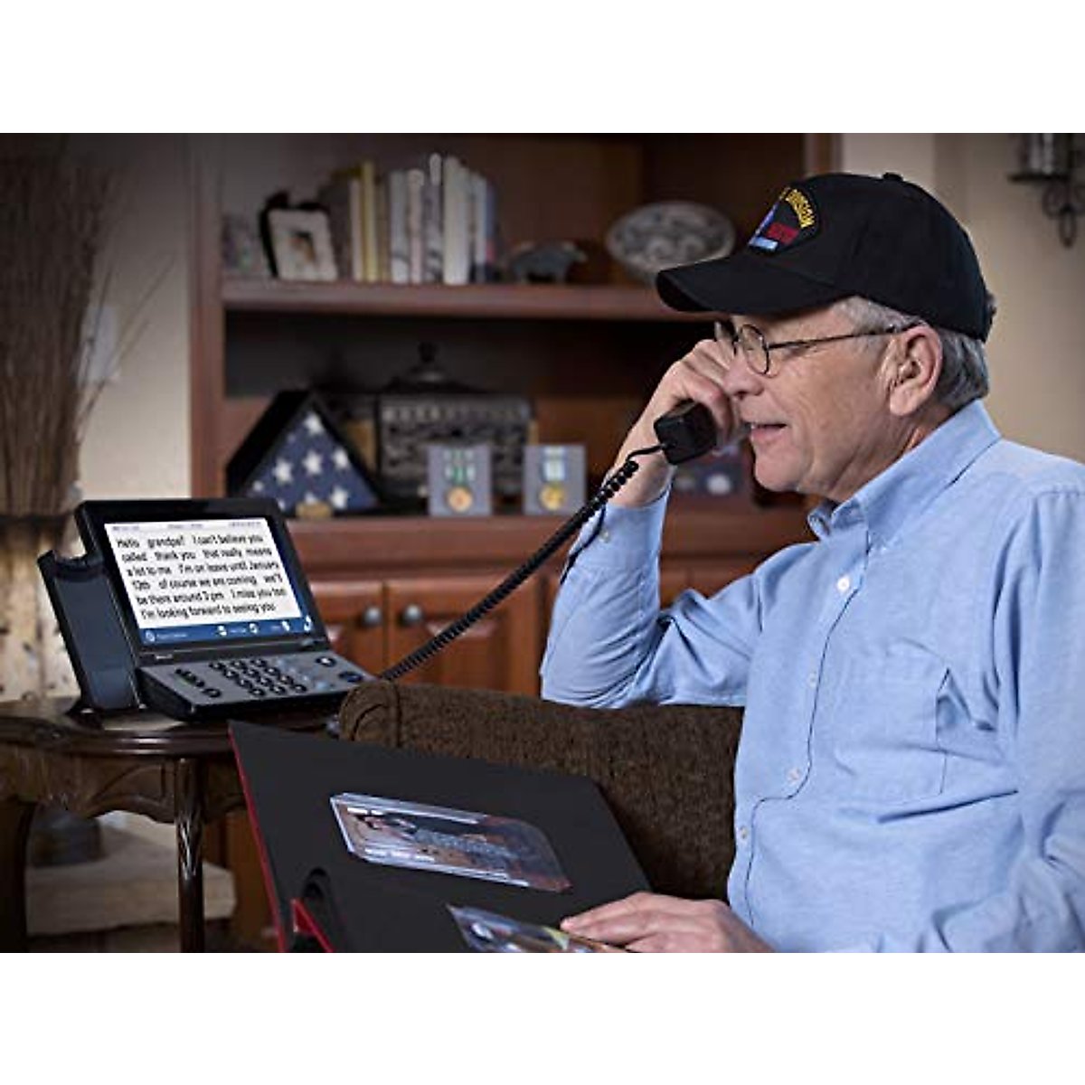 Hamilton CapTel 2400i Captioned Telephone Large Touch-Screen Captioned Telephone with 40dB Amplification