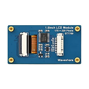 1.9inch LCD Display Module, IPS Screen, Embedded ST7789V2 Driver Chip, Using SPI Interface,170×32,262K Colors