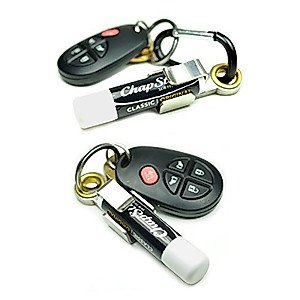 Screwpop Chapstick Holder Keychain and Carabiner Attachment Compact Pocket Multi-Tool with Bottle Opener Stainless Steel Construction