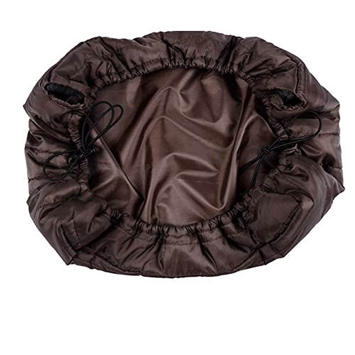 Indoor Air Conditioner Cover, AC Unit Covers for Inside, 28 x 20 x 3.5 inches(L x H x D)-Brown, with Free Drawstring