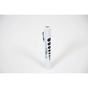 Primacare DL-9223 Pack of 6 Disposable Diagnostic Penlight with Imprinted Pupil Gauge, Lightweight and Moulded Plastic Body Medical Pen Light for Nurse, Student, Doctors EMT, White