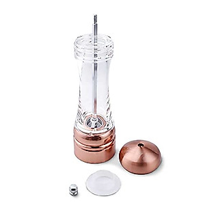 Pepper Grinder Large Rose Gold Home Pepper Grinder Manual Grinder Bottle Salt And Pepper Grinders For Kitchen Dining Cooking Bbq