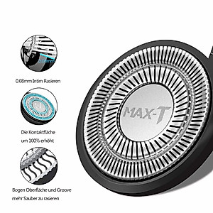 MAX-T Replacement Shaver Head - 100% Original Mens Rotary Shaver Replacement Head