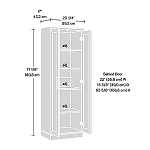 Sauder HomePlus Storage Cabinet, Dakota Oak finish