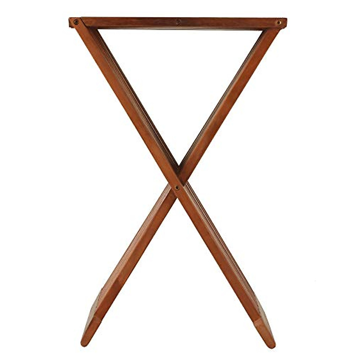 Bare Decor Leaf Folding Counterstool in Solid Teak Wood 24" high,Brown