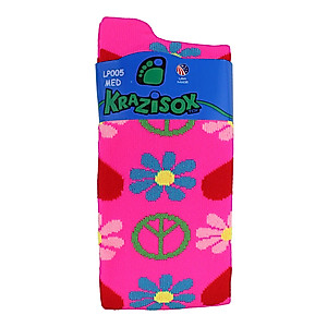 TCK Krazisox Woodstock (Pink, Medium)