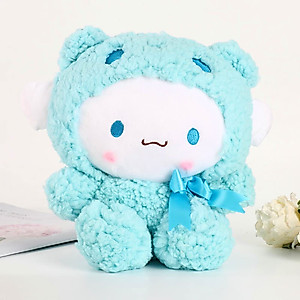 YWBEQWNC 3 PCS Christmas Plushies, Kuromi Plush, My Melody Plush and Cinnamon roll Plush,8 Inch