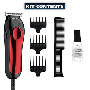 Wahl T-Pro Corded Compact Beard Trimmer with Diamond Finished T Blade for Bump Free Precision Outlining, Detailing, and Trimming - Model 9307-300