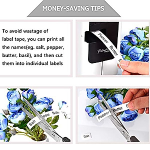 10-Pack Label Maker Tape TZe231 12mm 0.47 Inch Laminated White Tz Tape Replacement for Brother P-Touch Label Maker Tape Compatible with PT-D210 PT-H110 PT-D600 PT-1230PC PT-1280