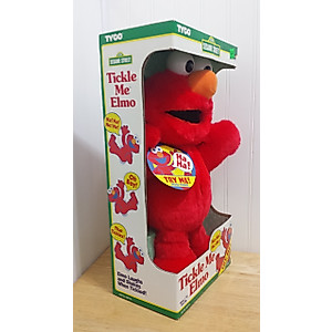 Jim Henson Productions, Inc. Tickle Me Elmo Original 1995 Vintage Plush Doll by Tyco