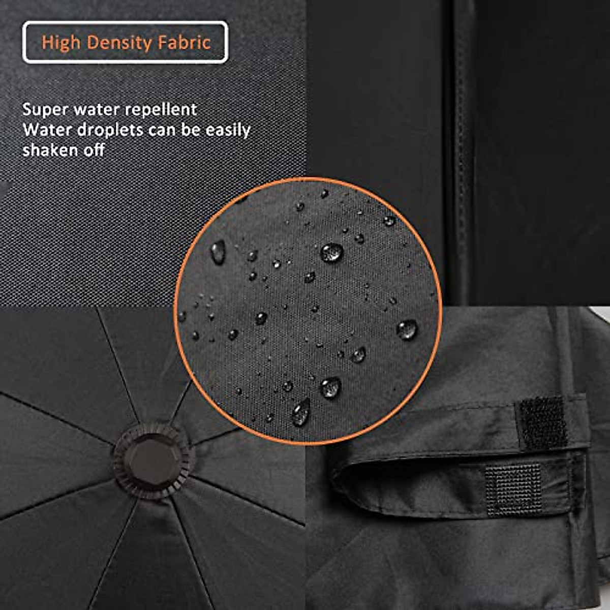 Chioee Lightweight Folding Umbrellas,Compact Manual Open/Close Super Water Repellent Travel Umbrella, UPF50+, Strong 8 Ribs Aluminum Alloy & Fiber Windproof Frame