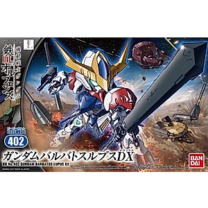 Bandai Hobby SD BB402 Gundam Barbatos Lupus DX Gundam IBO Action Figure