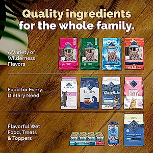 Blue Buffalo Cat Food for Indoor Cats, Hairball Control & Weight Management, Natural Chicken Recipe, Adult Indoor Dry Cat Food, 11 lb bag