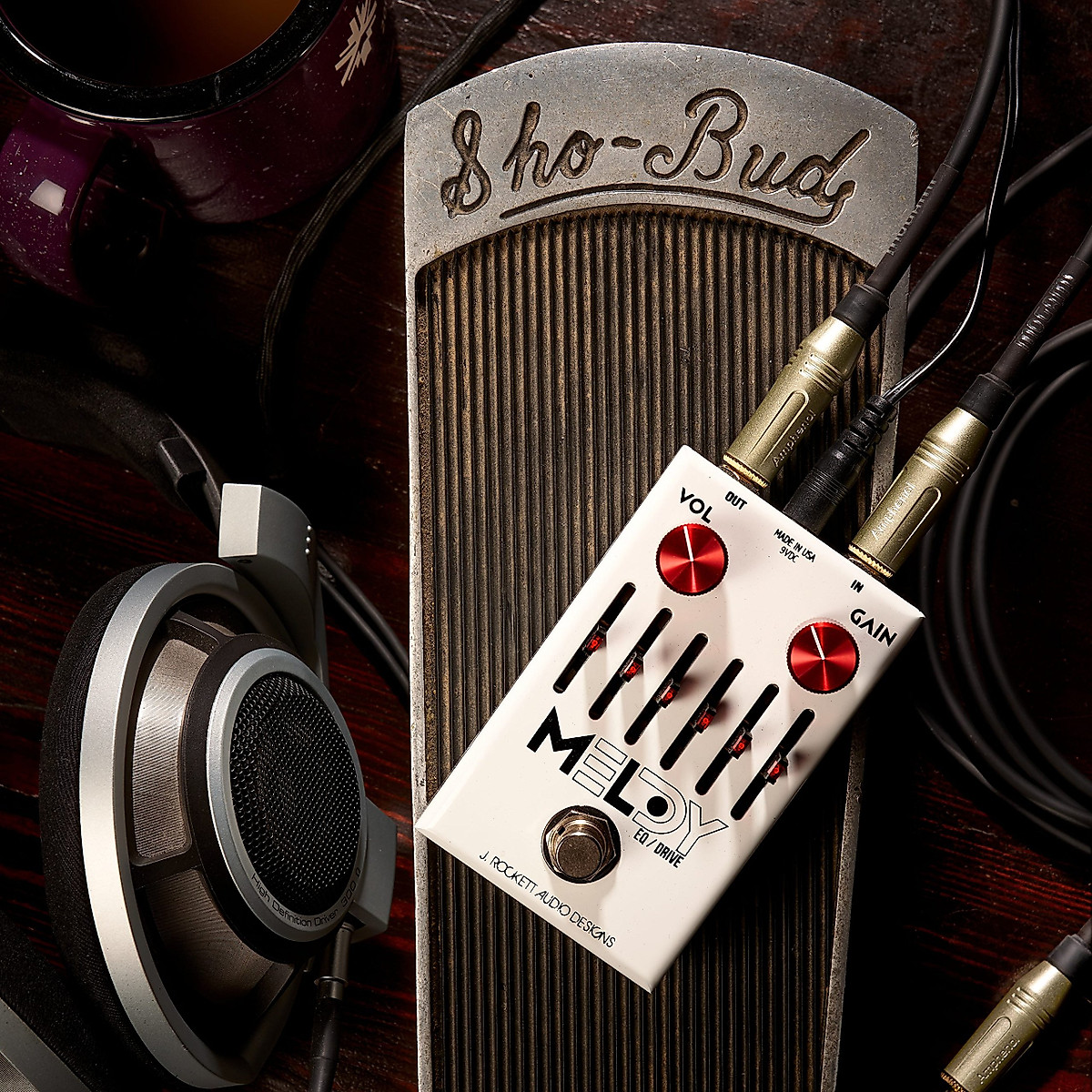 J. Rockett Audio Designs Q Series Melody Overdrive and 6-Band EQ Guitar Effects Pedal