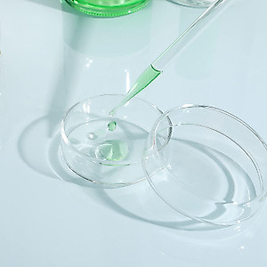 Petri Dishes with Lids Glass Petri Dishes Culture High Borosilicate Petri Dishes 5Pcs