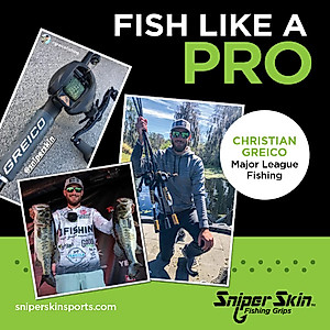 SNIPER SKIN Fishing Rod Grip | Fishing Gear Handle | Fishing Accessories | Renew Your Rod | Custom Fishing Rod | Replacement Grip | Cork