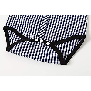 Kimocat Baby Boys Gentleman Outfits Suits Long Sleeve Shirt Suspenders Pants Bow Tie Clothes Set