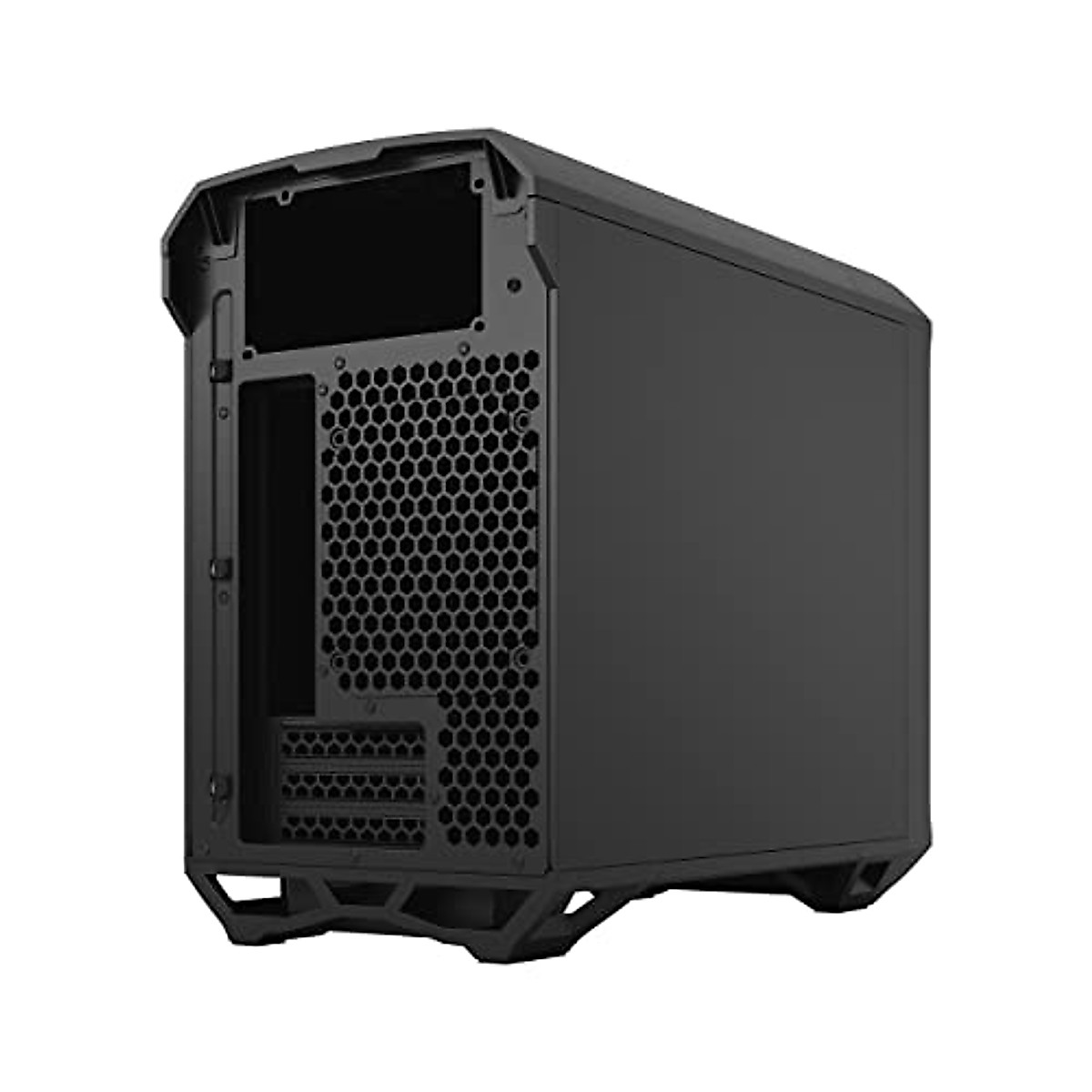Fractal Design Torrent Nano Black - Solid Side Panel - Open Grille for Maximum air Intake - 180mm PWM Fan Included - Type C - mITX Airflow Mini Tower PC Gaming Case