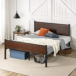 ZINUS Tucker Bamboo and Metal Platform Bed Frame / Bed Frame Made with Sustainable Bamboo / Steel Slat Mattress Support with No Box Spring Needed / Easy Assembly, Twin