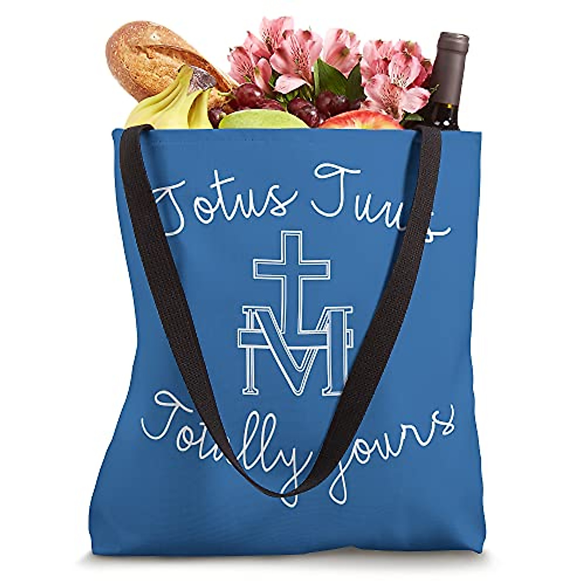 Totus Tuus Totally Yours Virgin Mary Mother Of God Catholic Tote Bag
