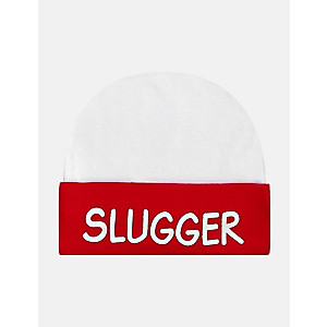 COSLAND Baby Baseball Outfit Infant Boys Cotton Pant Sets, White, Newborn