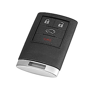 X AUTOHAUX Replacement Keyless Entry Remote Car Key Fob OUC6000066 315MHz for Cadillac STS 2008-2011 DTS 2008-2011 CTS 2008-2013 22889449 4 Key Button