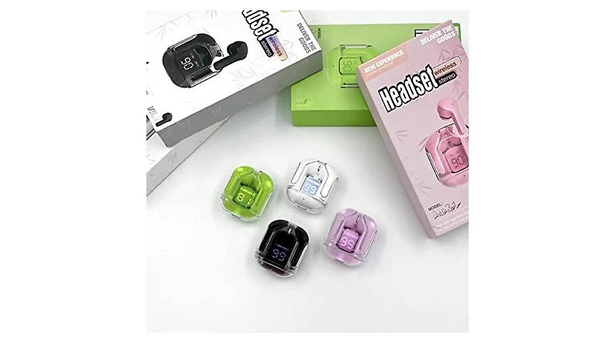 Air31 Wireless Earbuds Bluetooth 5.3 with Deep Bass and RGB Light