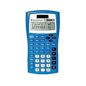 Texas Instruments TI-30XIIS Scientific Calculator, Blue