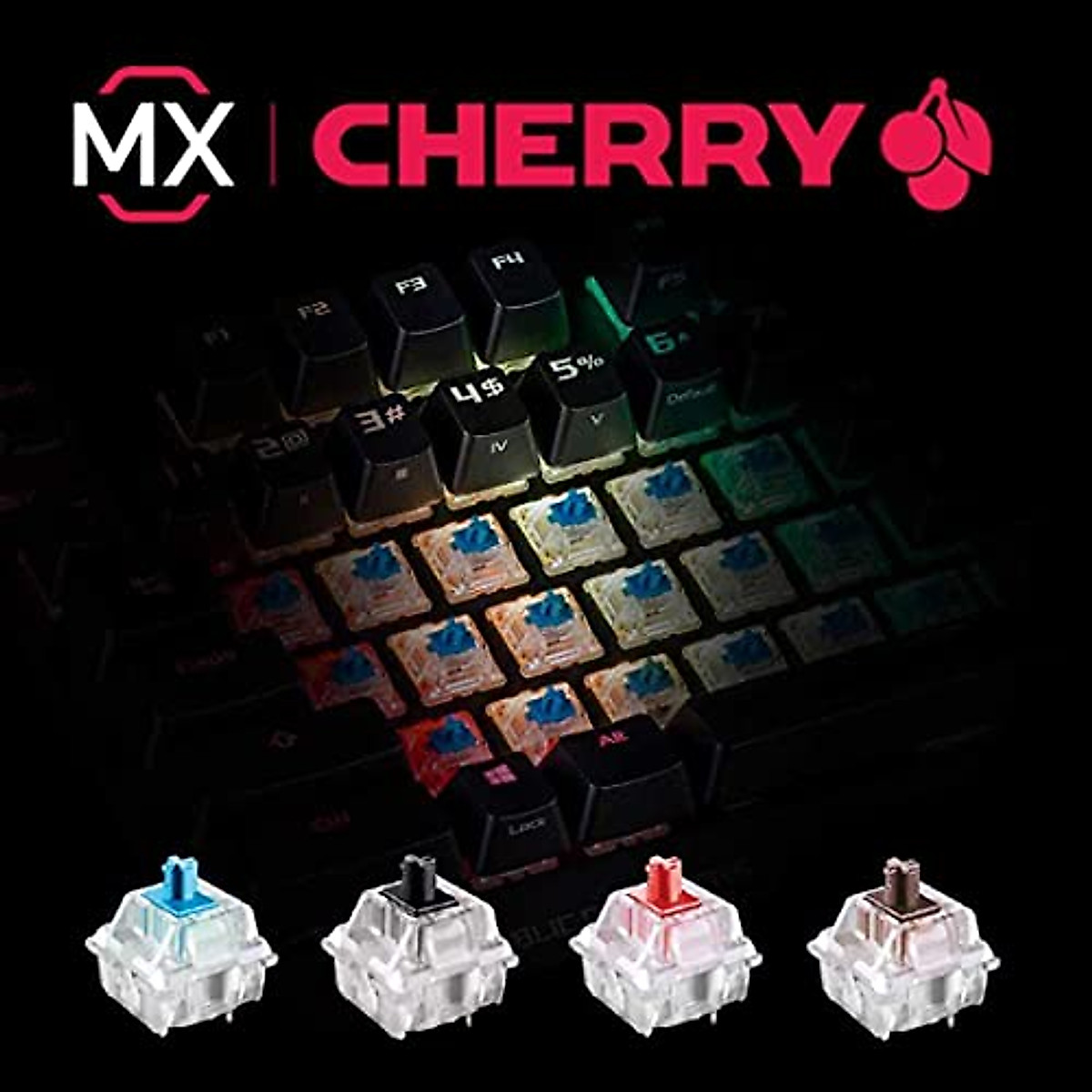 ASUS RGB Mechanical Gaming Keyboard - ROG Strix Scope Deluxe | Cherry MX Silent Red Switches | 2X Wider Ctrl Key for FPS Precision | Gaming Keyboard for PC (Renewed)