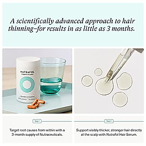 Nutrafol Fullest Hair Kit | Women’s Balance Hair Supplement & Growth Activator | Ages 45+ | Supports Visibly Stronger, Thicker Hair | Patent-Pending Ashwagandha Exosome Technology | 3 Month Supply