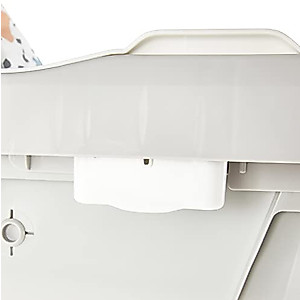 Fisher-Price Baby to Toddler High Chair SpaceSaver Simple Clean Portable Dining Seat & Booster with Washable Deep Tray & Liner, Pacific Pebble