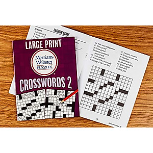 Large Print Merriam-Webster Puzzles 10 Booklet Set (Brain Games Large Print)