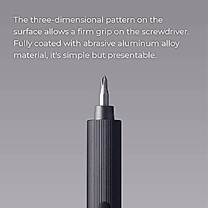 HOTO Precision Electric Screwdriver Set, 25 in 1 Magnetic Driver Bits Set, 3.6V Rechargeable Screwdriver Tool Set, S2 Steel, Repair Tool Kit for Precision Electronics