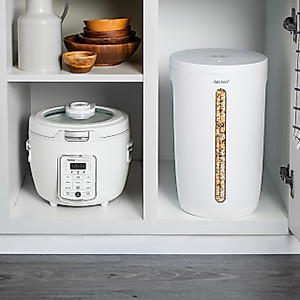 Aroma Housewares Vacuum Sealed Food Storage Container, White, 12 liters, ARD-168