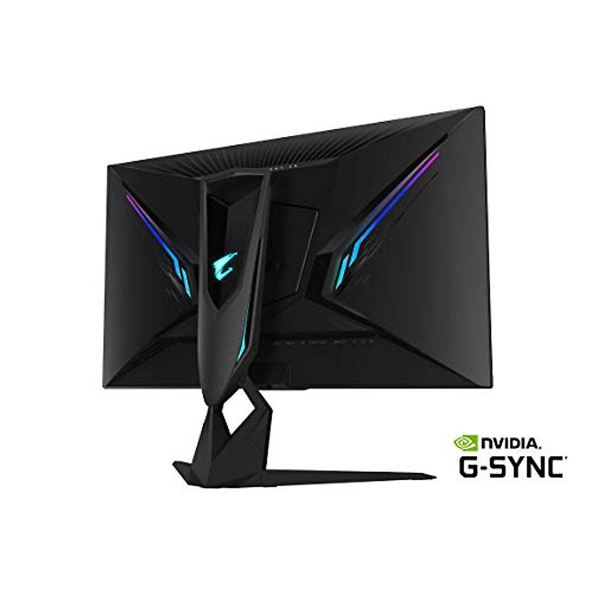 AORUS FI27Q 27" 165Hz 1440P NVIDIA G-SYNC Compatible IPS Gaming Monitor, Built-in ANC, 2k Display, 1 ms Response Time, HDR, 95% DCI-P3, 1x Display Port 1.2, 2x HDMI 2.0, 2x USB 3.0