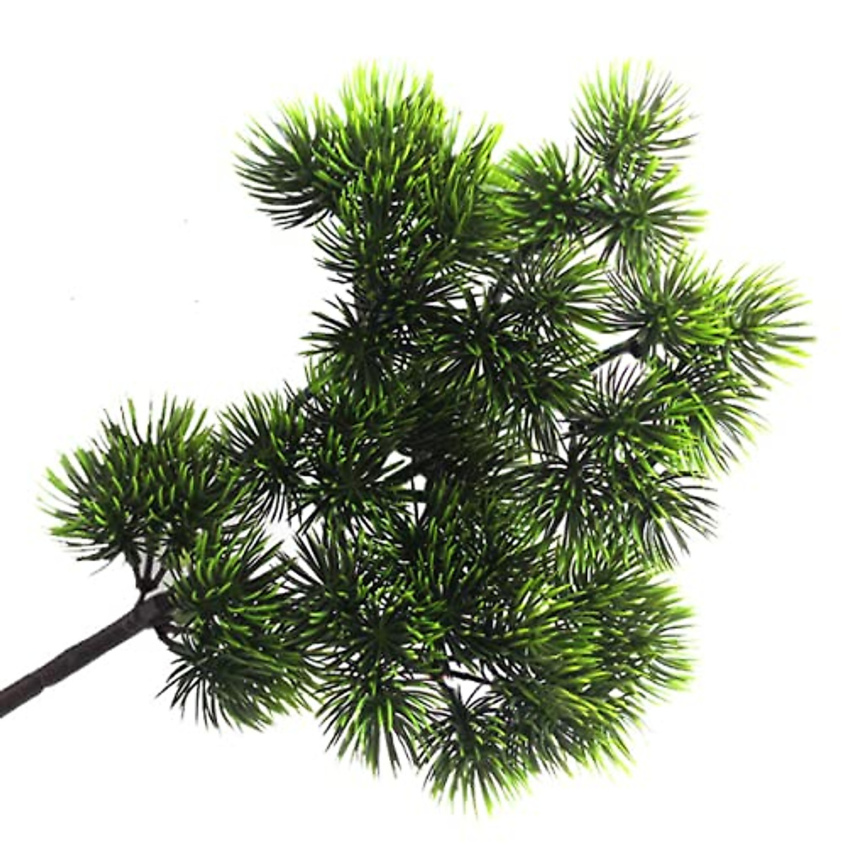 Artificial Pine Needles Pine Branches Green Leaves Spray Fake Greenery for Garland Wreath Christmas Embellishing Garden Wedding Home Outdoors Decorations (5)