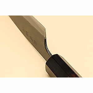 Yoshihiro Aogami Super Blue High Carbon Kurouchi Petty Utility Knife (6'' (150mm) & Saya)