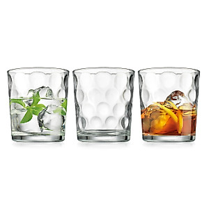 Glaver's Whiskey Glasses 13 oz. Barware Set of 4 Old Fashioned Glasses for Whisky, Scotch, Bourbon, Liquor, and Cocktails.