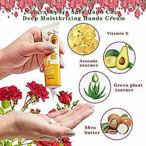 20 Pack Hand Cream Gift Set,Hand Lotion for Dry Cracked Hands,Working Hands Body,Travel Size Hand Cream,Moisturizing Hand Lotion,Holiday Gift for Women Valentine's Day Mother's Day (Fruit Plant)