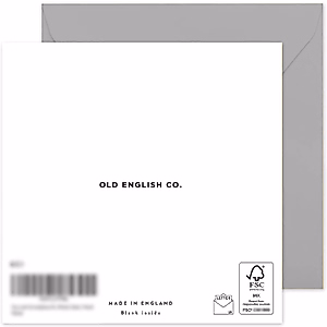 Old English Co. Happy Birthday To A Nephew Like No Otter! Card - Square Cute Animal Otter Card | Suitable for Men & Women | Blank Inside & Envelope Included