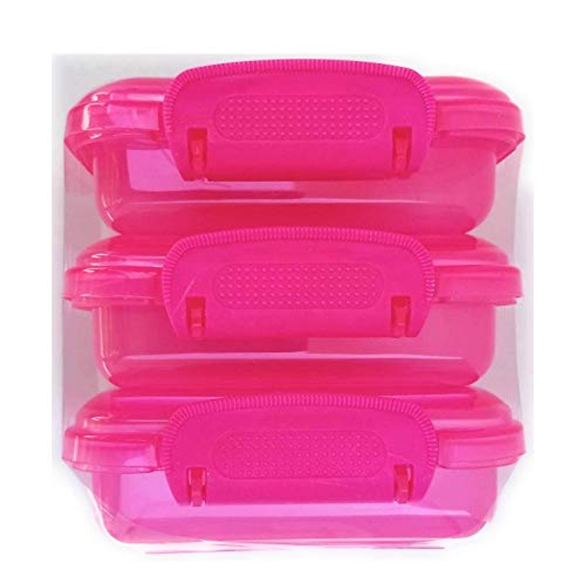 Mini Lock-Top Snack Containers set of 6 colors may vary