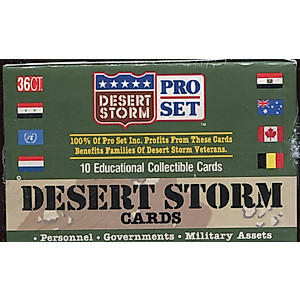 Pro Set Desert Storm Trading Cards Box