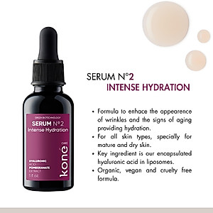 koné care | serum Nº 2 intense hydration with hyaluronic acid, pomegranate and lettuce extract 1 fl oz