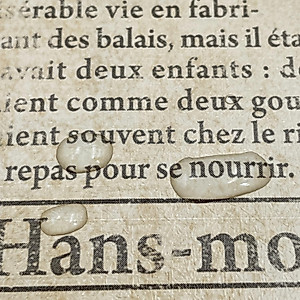 Yifely Retro Beige Newspaper Furniture Paper Self-Adhesive Shelf Liner Countertop Sticker 17.7 Inch by 9.8 Feet