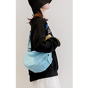 Women Canvas Tote Bags Crossbody Handbag Hobo Purse Top Handle Zipper Bag Office Travel Shopping