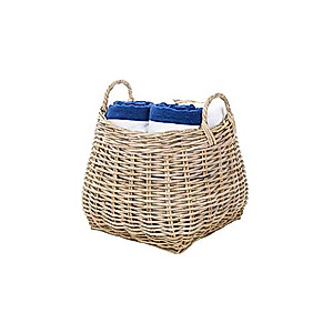 Kouboo Kobo Wicker Basket, Gray-Brown