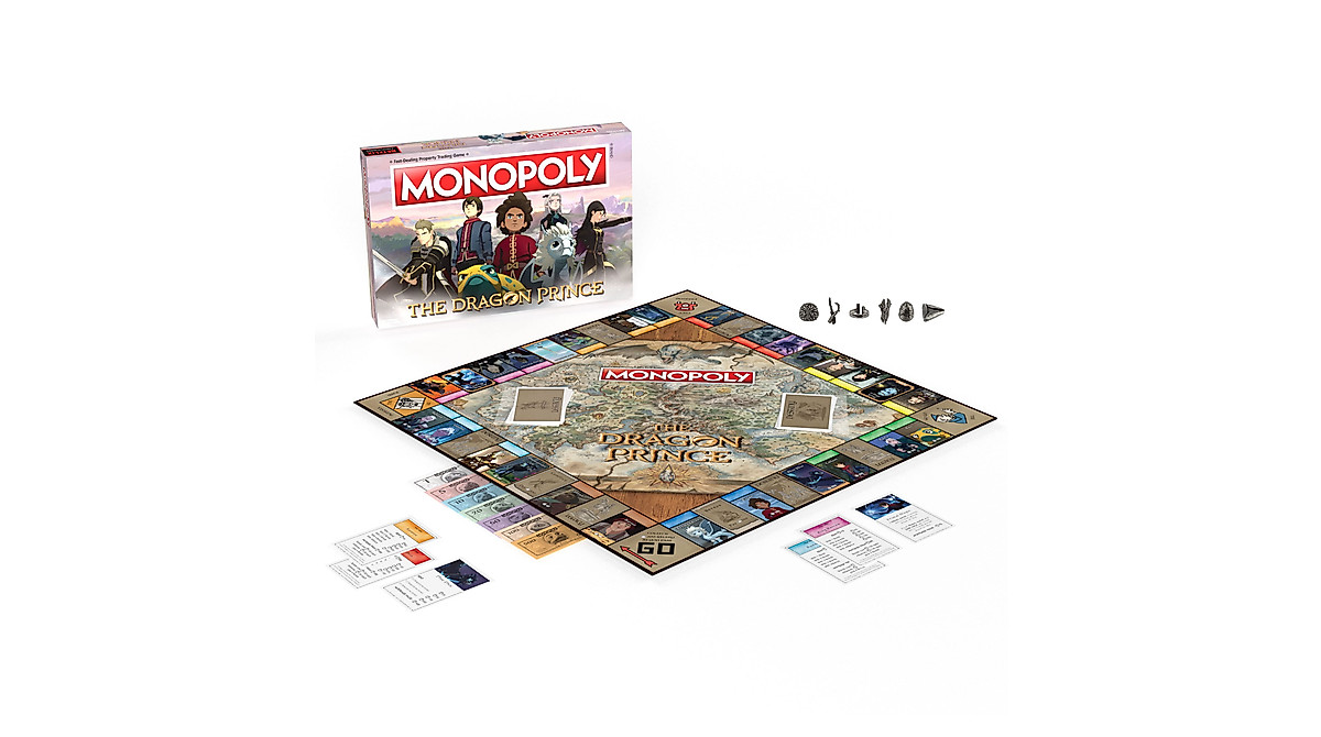 Monopoly The Dragon Prince Board Game - Official Licensed Merchandise