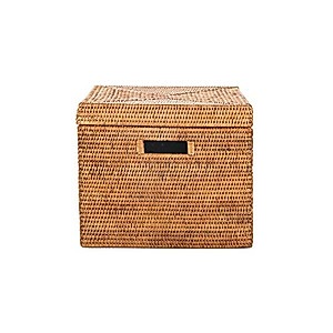Kouboo La Jolla Rattan Box, Honey-Brown